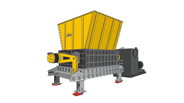 Solid Waste Shredder | Waste Shredding Machine | Scrap Metal Shredders ...